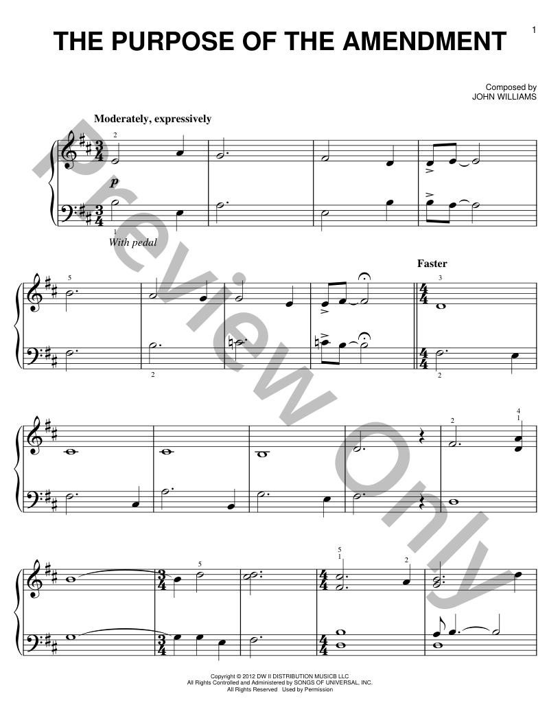 The Purpose Of The Amendment | J.W. Pepper