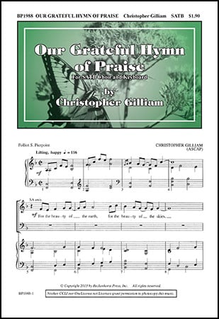 Our Grateful Hymn of Praise Choral Sheet Music | J.W. Pepper