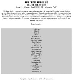 Jupiter Jubilee | J.W. Pepper