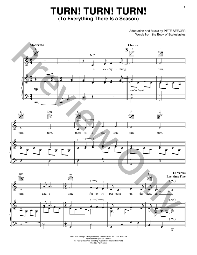 Turn! Turn! Turn! | J.W. Pepper