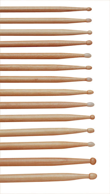 Ludwig Genuine Hickory 7A Wood Tip Snare Drum Sticks | J.W. Pepper