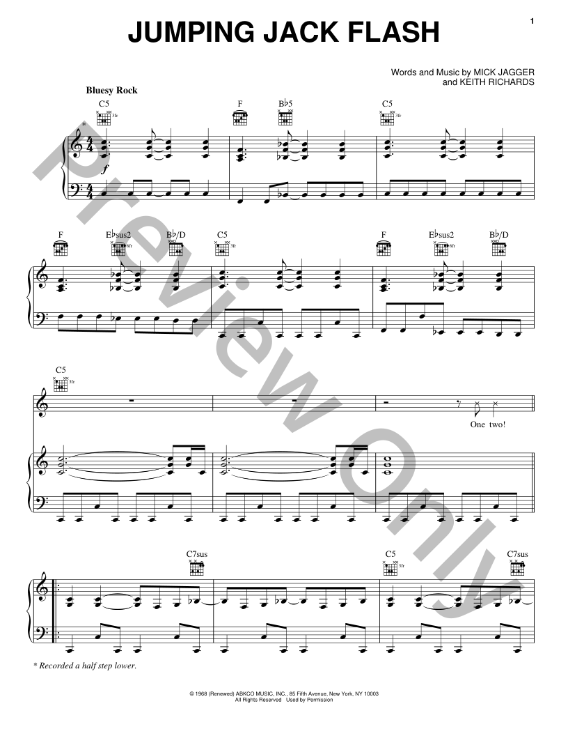 Jumping Jack Flash | J.W. Pepper