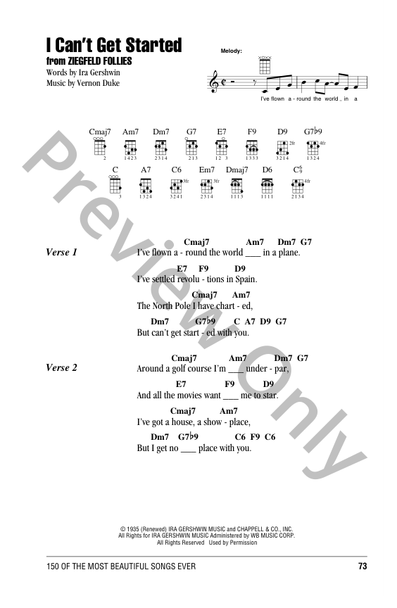 I Can't Get Started | J.W. Pepper