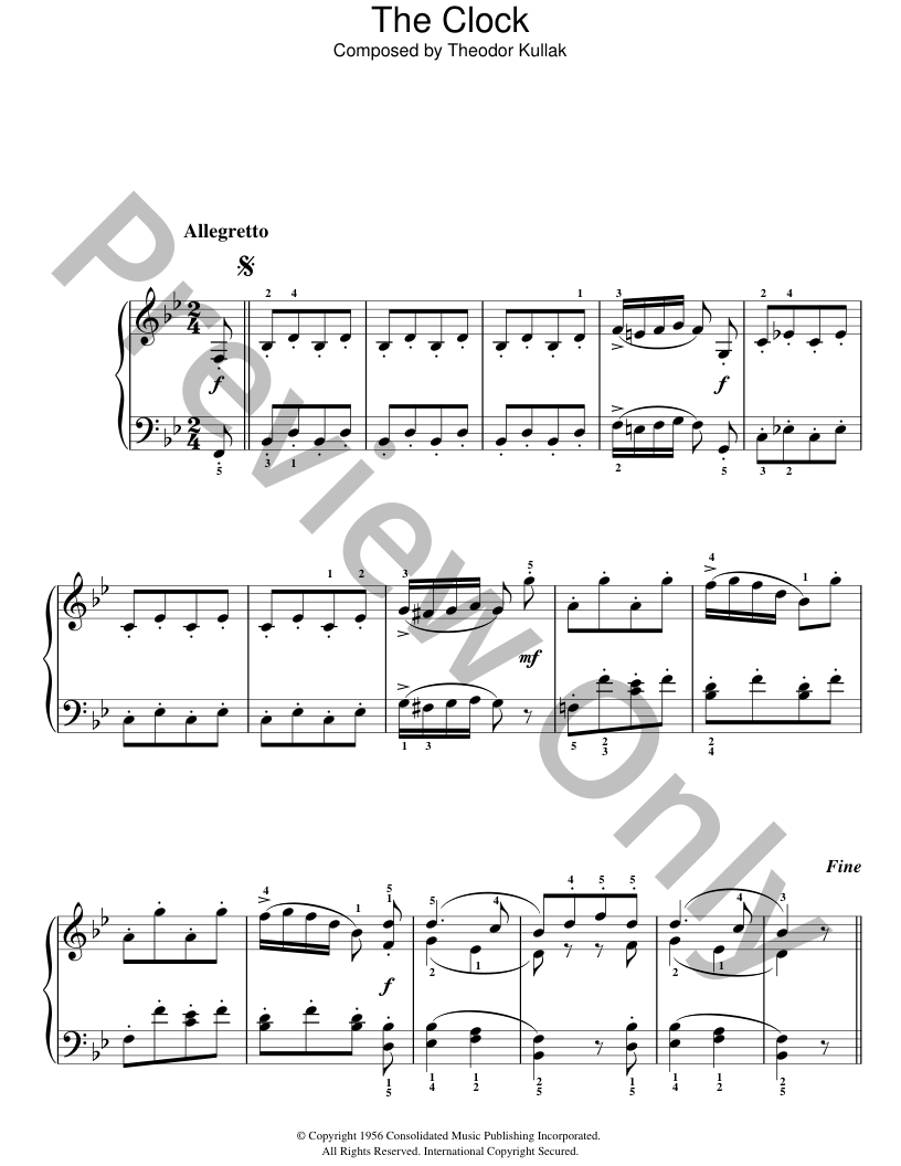 The Clock | J.W. Pepper