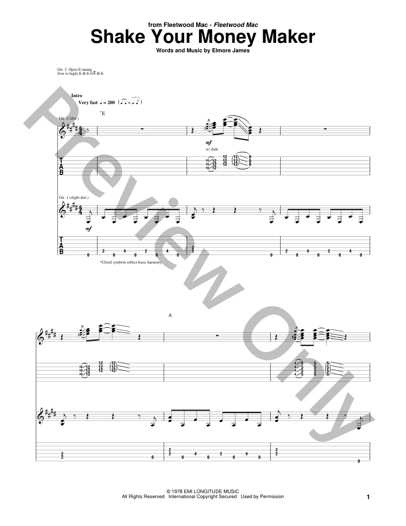 Shake Your Money Maker | J.W. Pepper