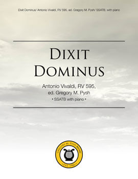 Dixit Dominus Choral Sheet Music | J.W. Pepper