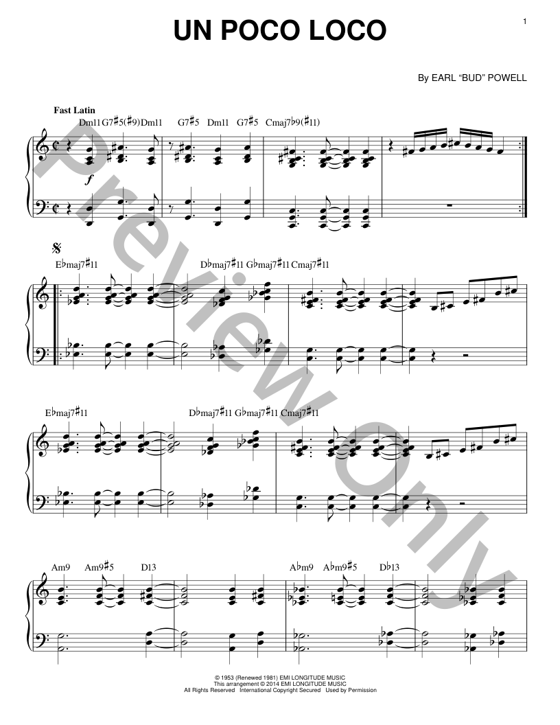 Un Poco Loco | J.W. Pepper