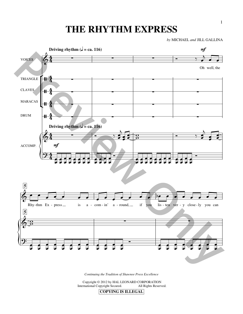 The Rhythm Express | J.W. Pepper