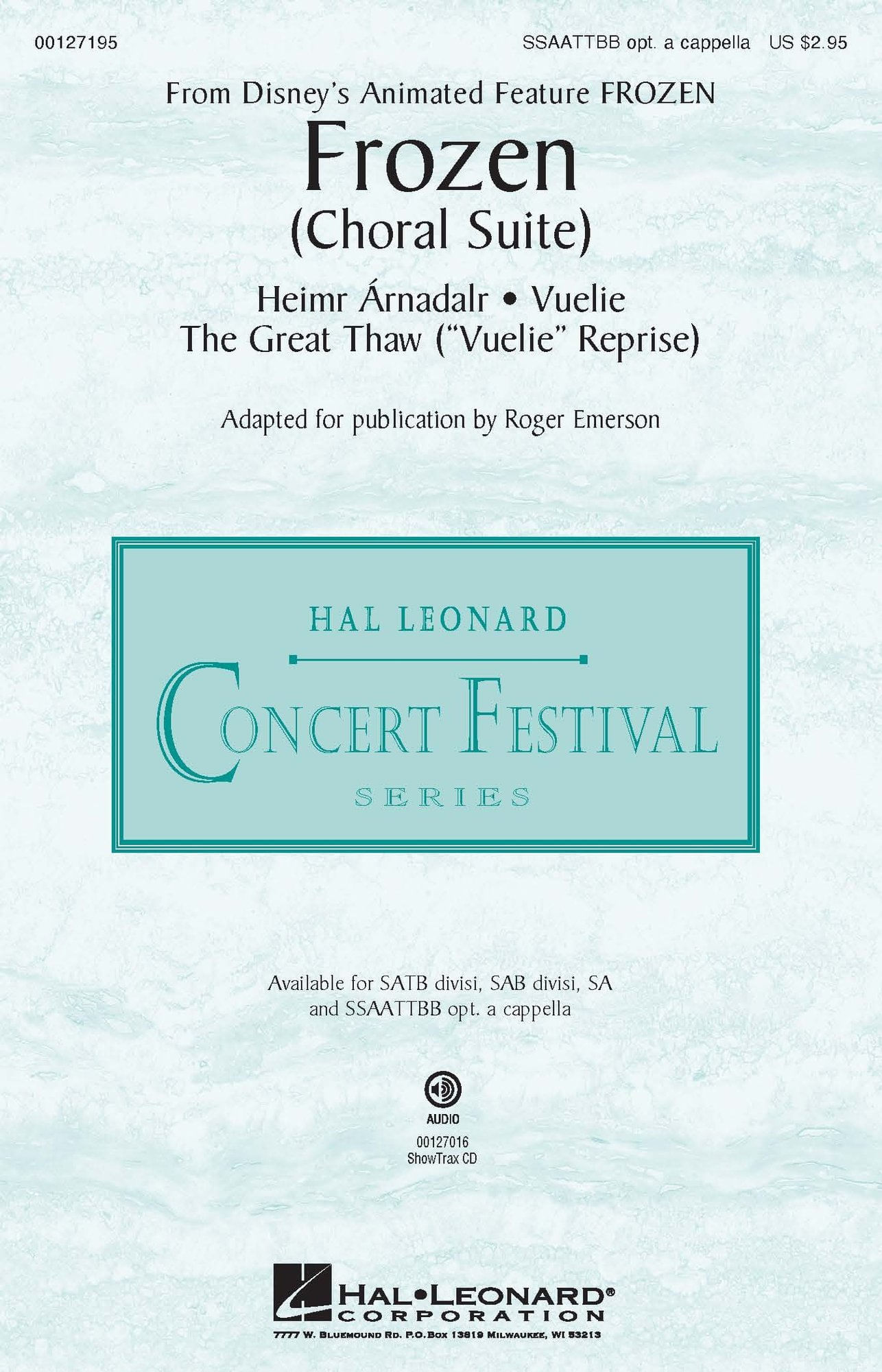 Frozen (Choral Suite) Choral Sheet Music | J.W. Pepper