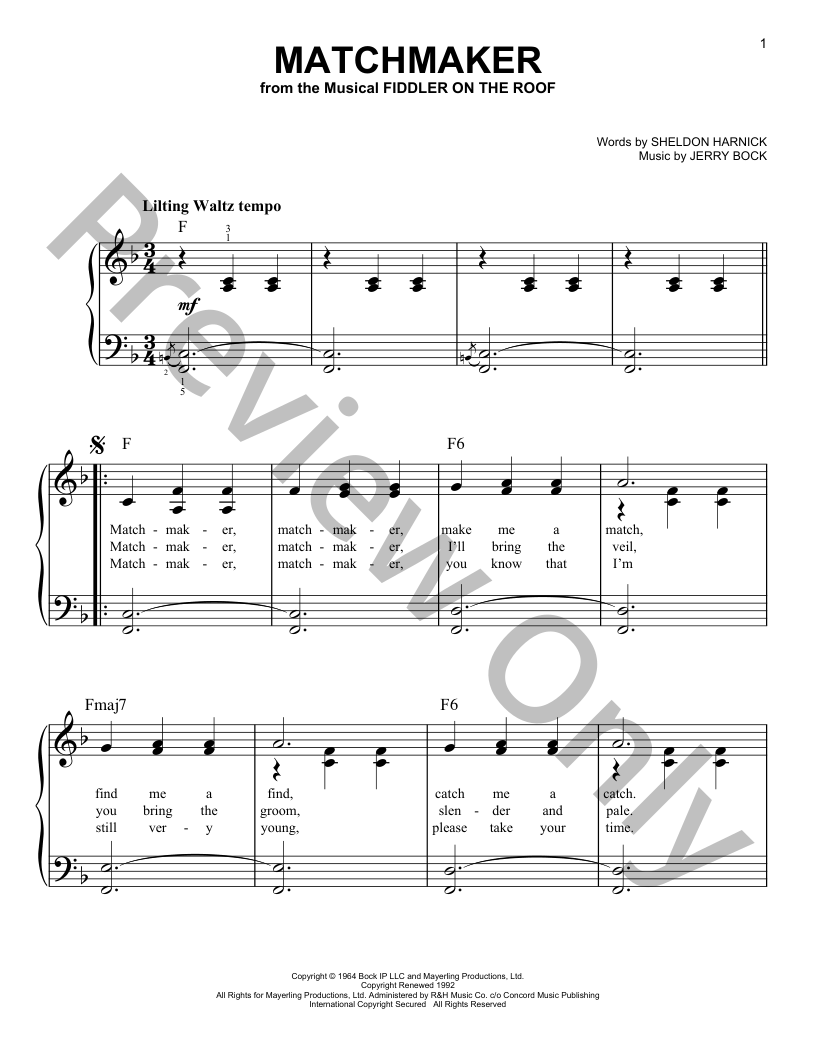 Matchmaker | J.W. Pepper