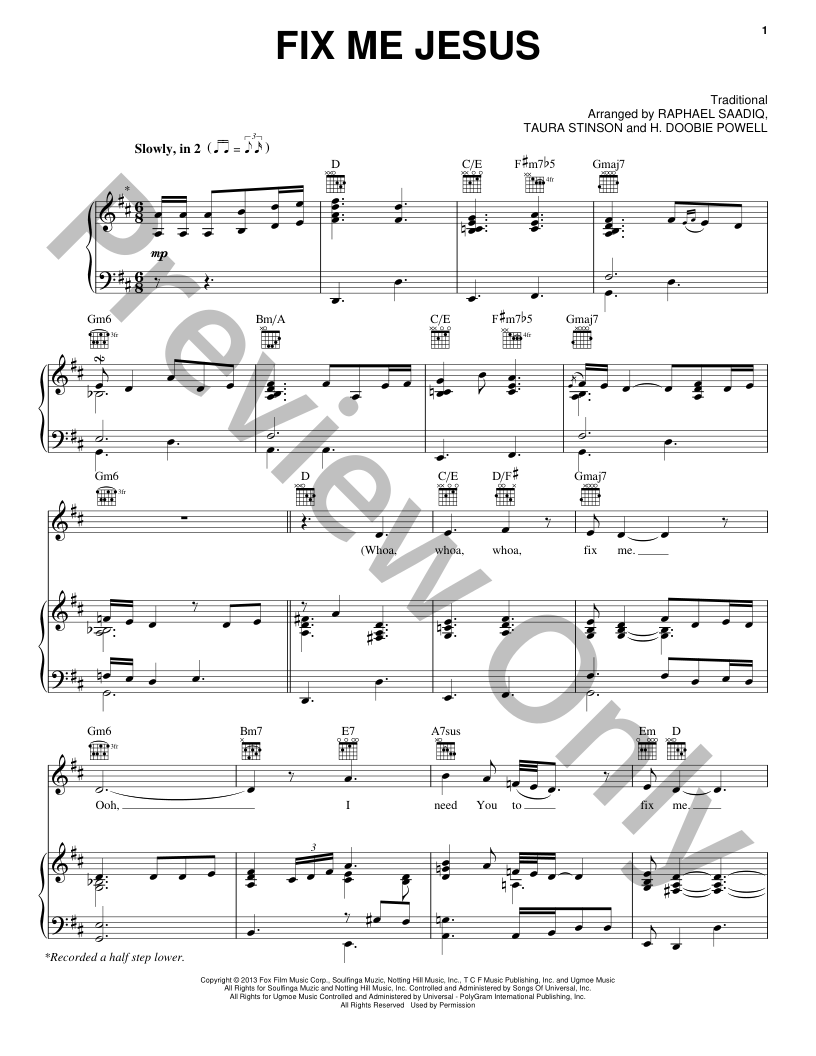 Fix Me Jesus | J.W. Pepper