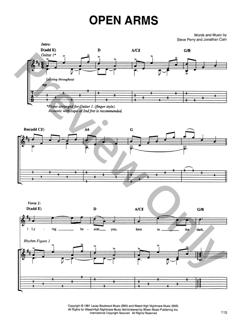 Open Arms | J.W. Pepper