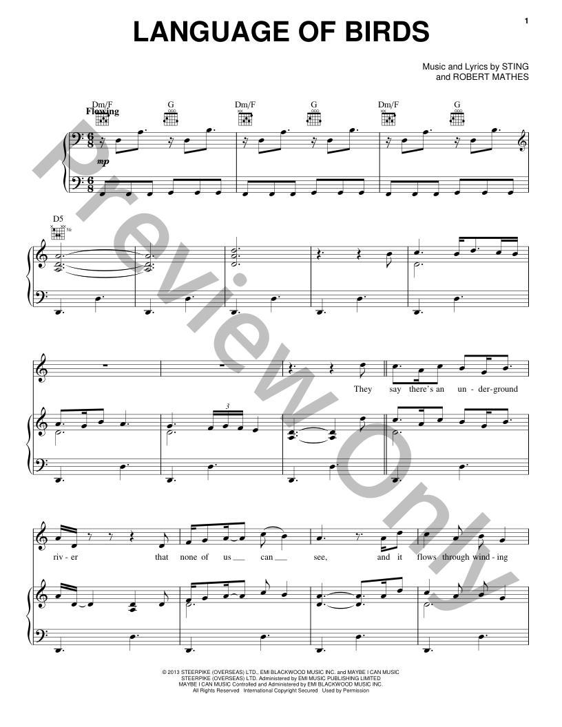 Language Of Birds | J.W. Pepper