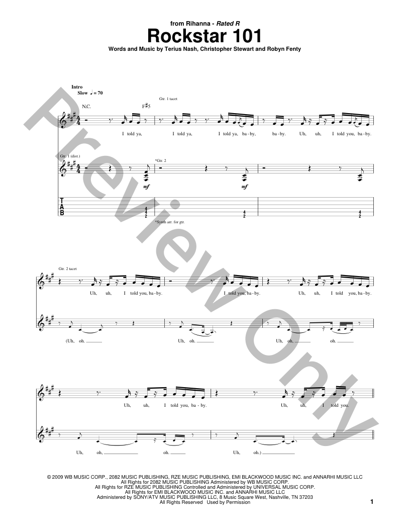 Rockstar 101 | J.W. Pepper