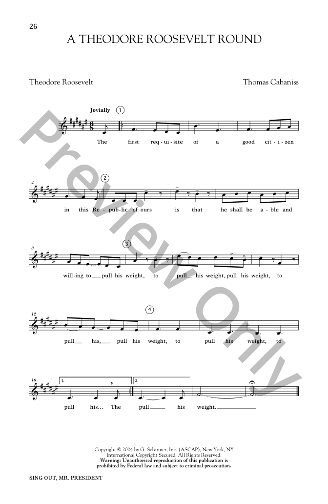 A Theodore Roosevelt Round | J.W. Pepper