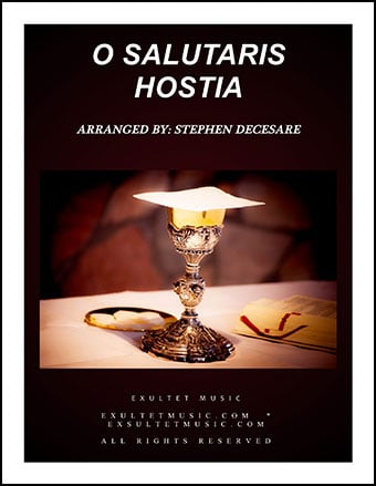 O Salutaris Hostia Choral Sheet Music | J.W. Pepper