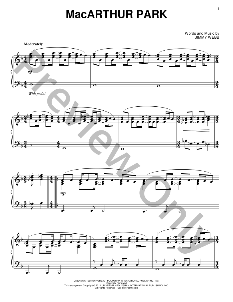 MacArthur Park | J.W. Pepper