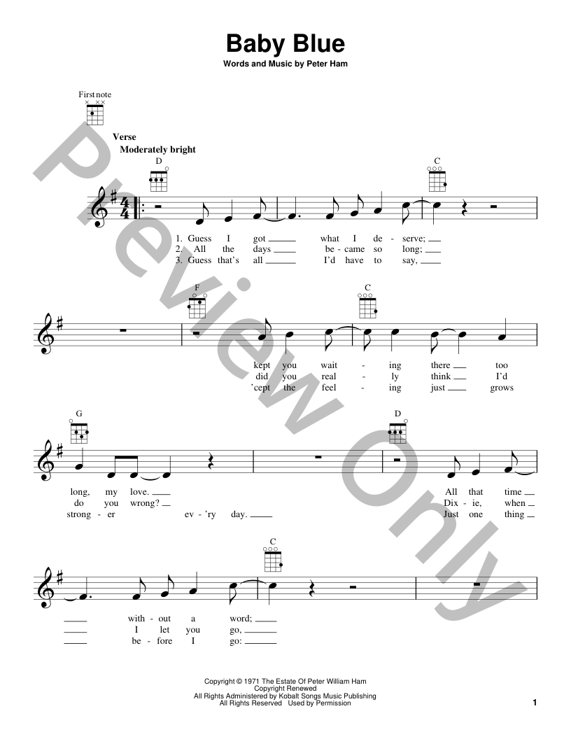 Baby Blue | J.W. Pepper