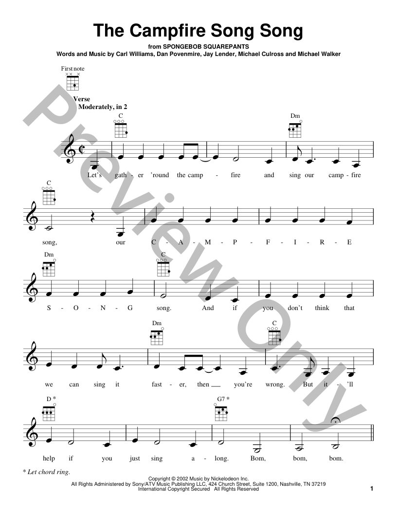 The Campfire Song Song | J.W. Pepper