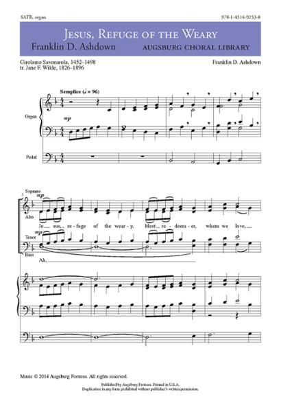 Jesus Refuge of the Weary | J.W. Pepper