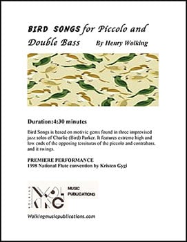 Bird Songs for Piccolo and Double Bass | J.W. Pepper