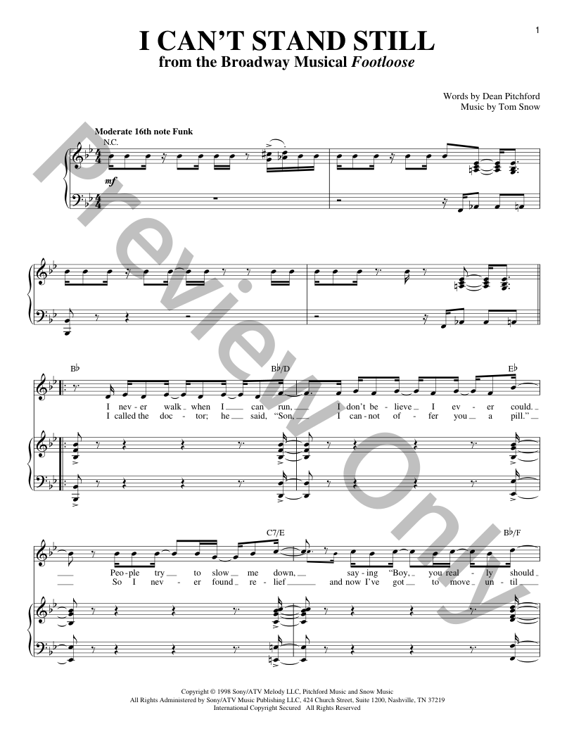 I Can't Stand Still | J.W. Pepper