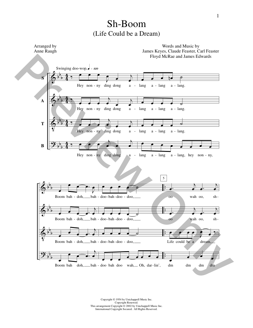 Sh boom | J.W. Pepper