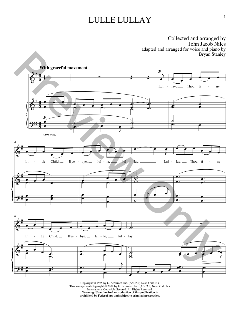 Lulle Lullay | J.W. Pepper