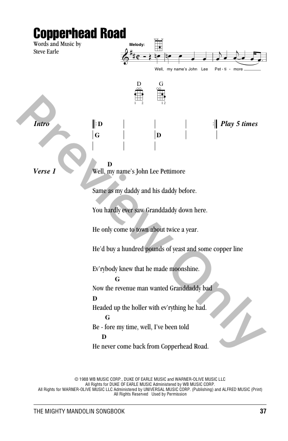 Copperhead Road | J.W. Pepper