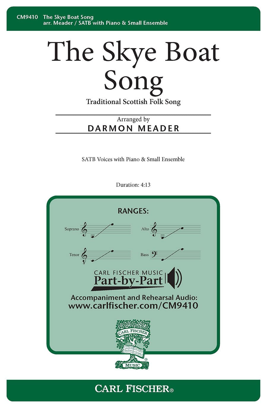 The Skye Boat Song Choral Sheet Music | J.W. Pepper