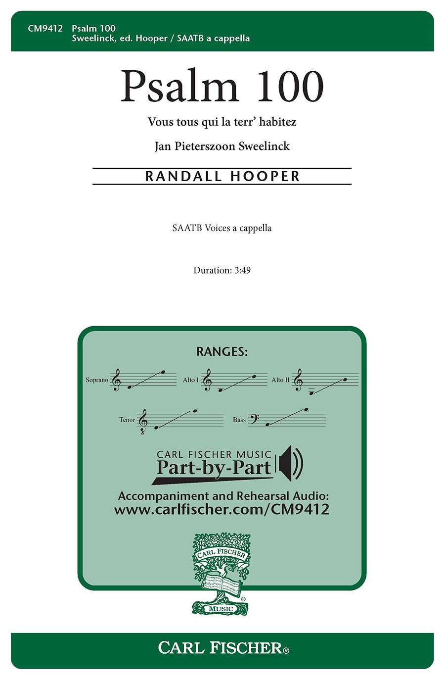 Psalm 100 Choral Sheet Music | J.W. Pepper