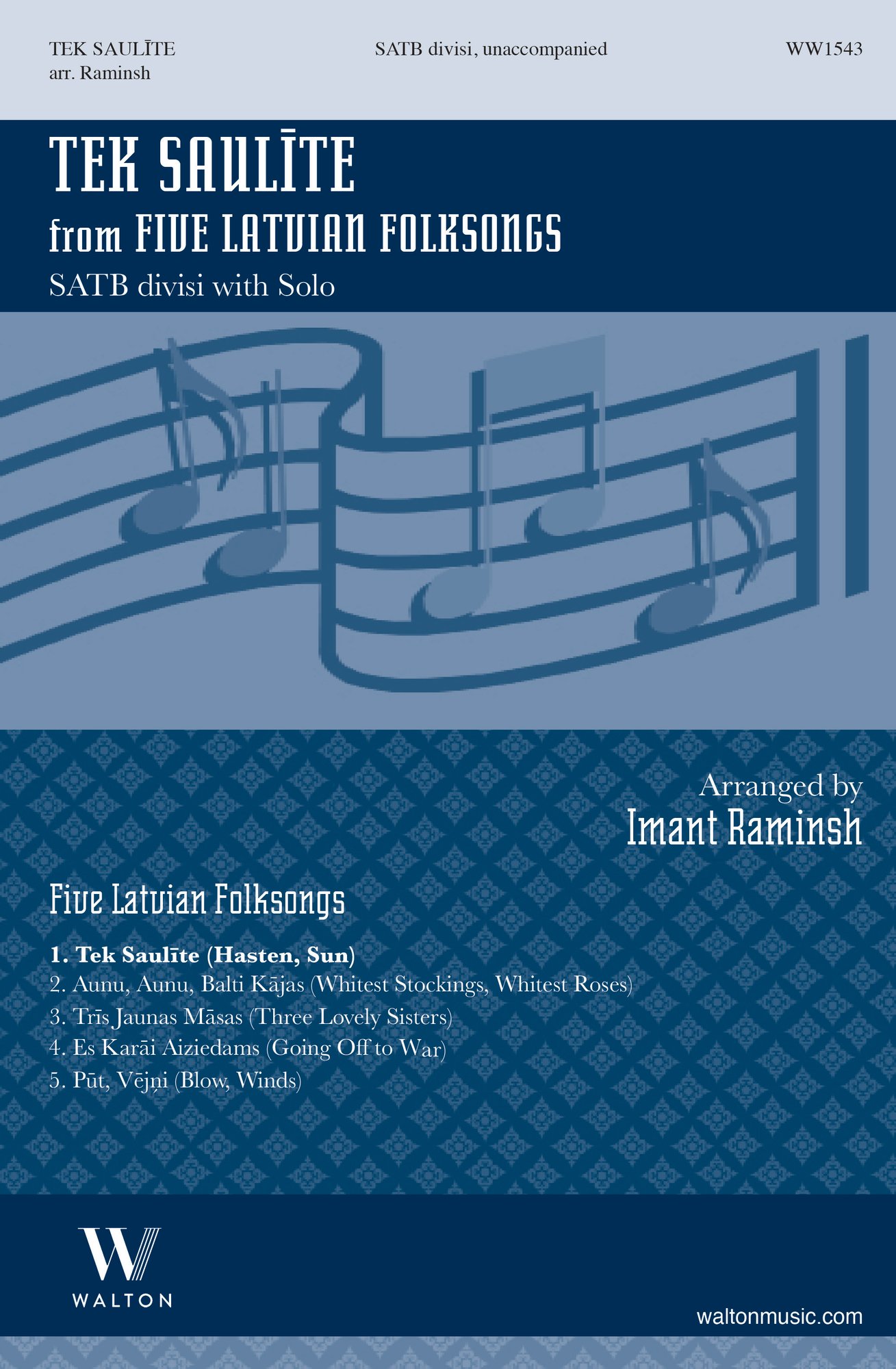 Tek Saulite Choral Sheet Music | J.W. Pepper