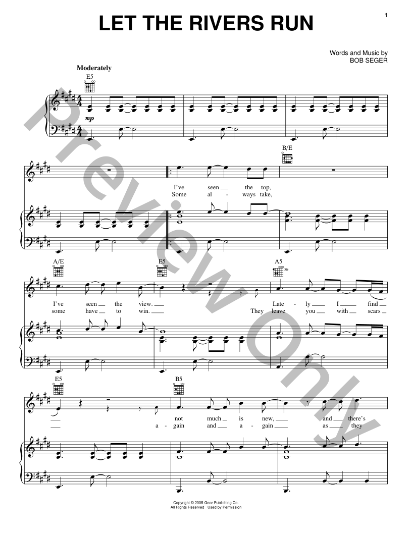 Let The Rivers Run | J.W. Pepper