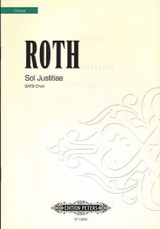 Sol Justitiae Choral Sheet Music | J.W. Pepper