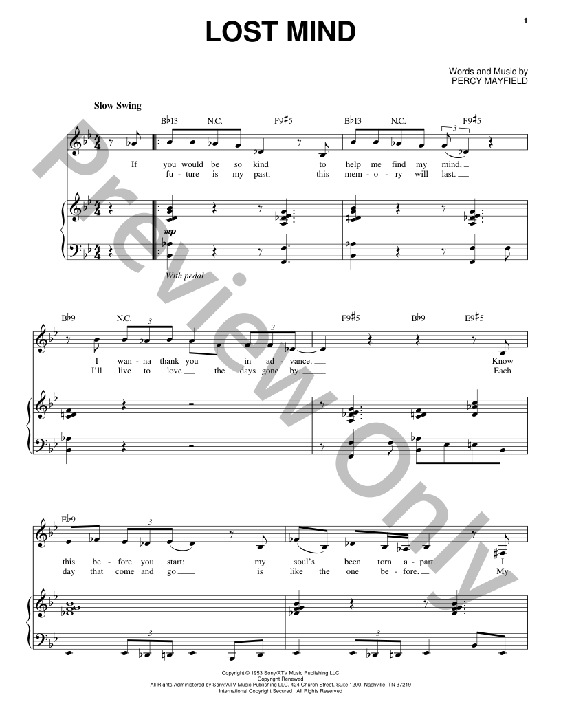 Lost Mind | J.W. Pepper