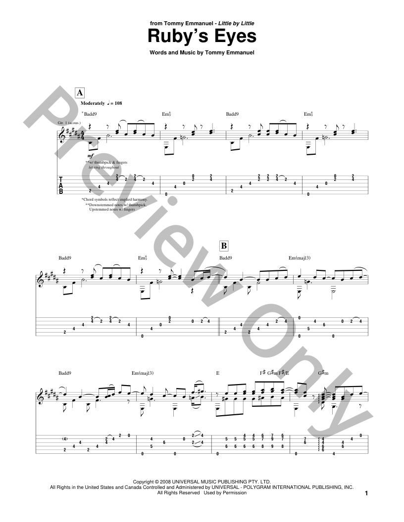 Ruby's Eyes | J.W. Pepper