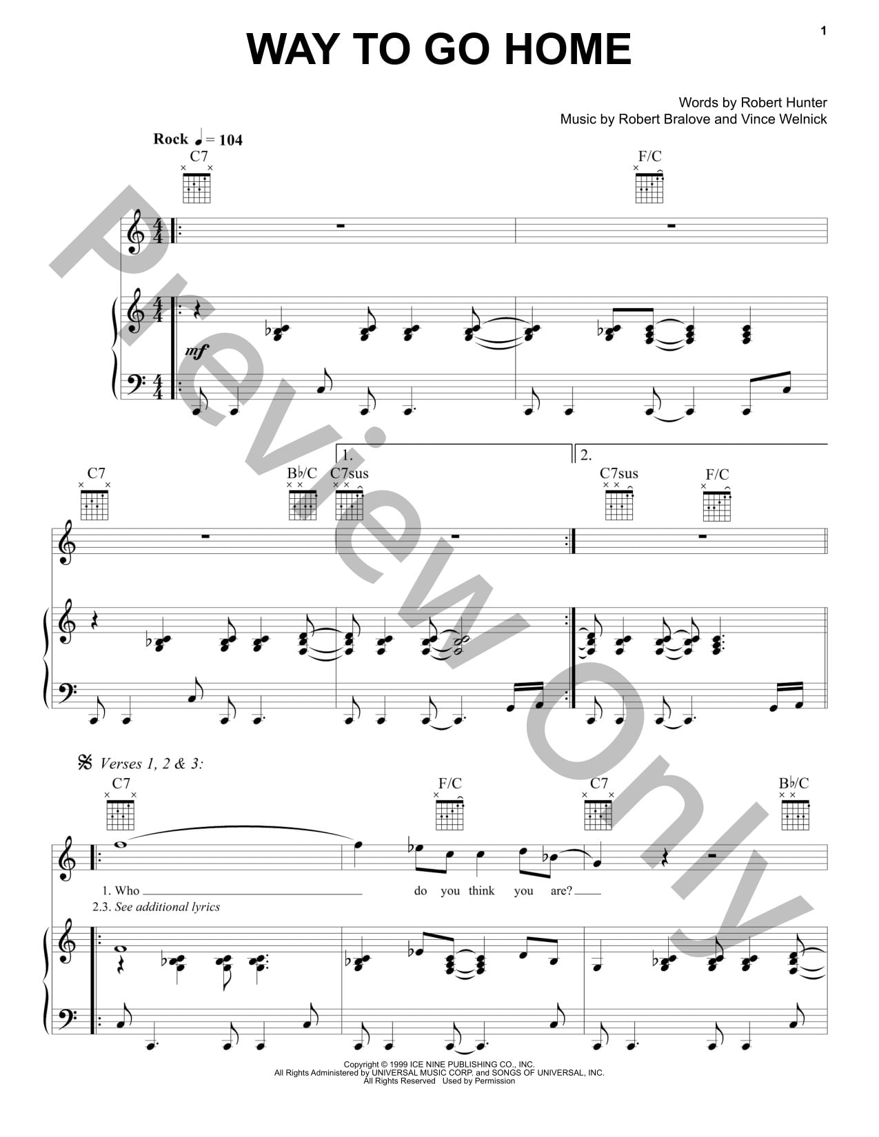 Way To Go Home | J.W. Pepper