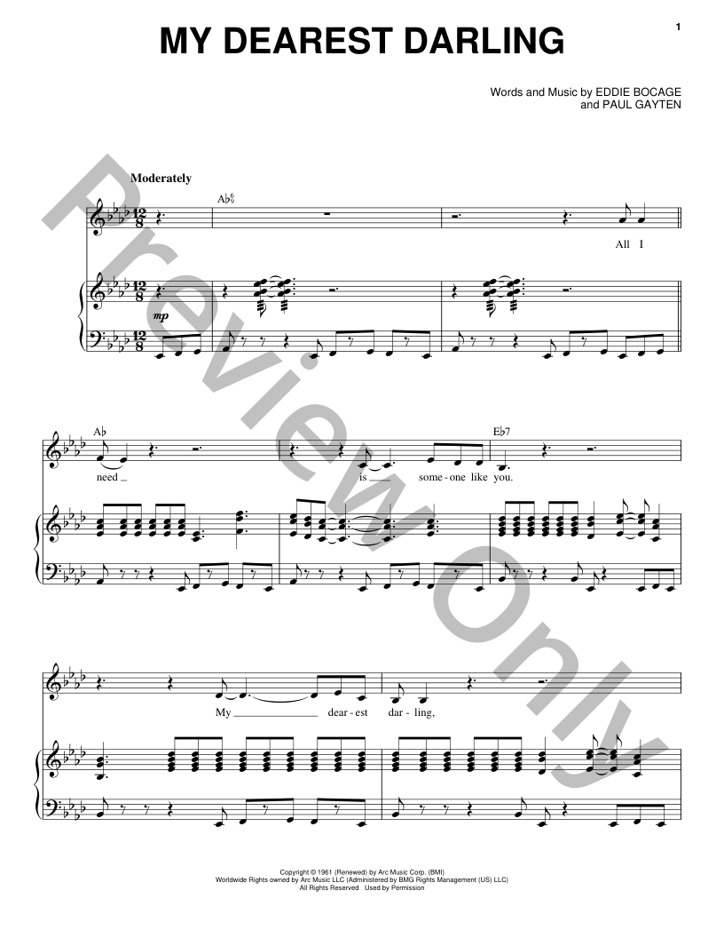 My Dearest Darling | J.W. Pepper