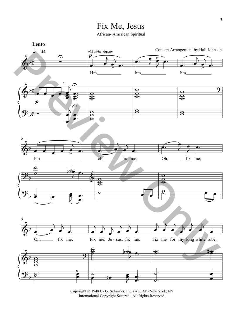 Fix Me, Jesus | J.W. Pepper