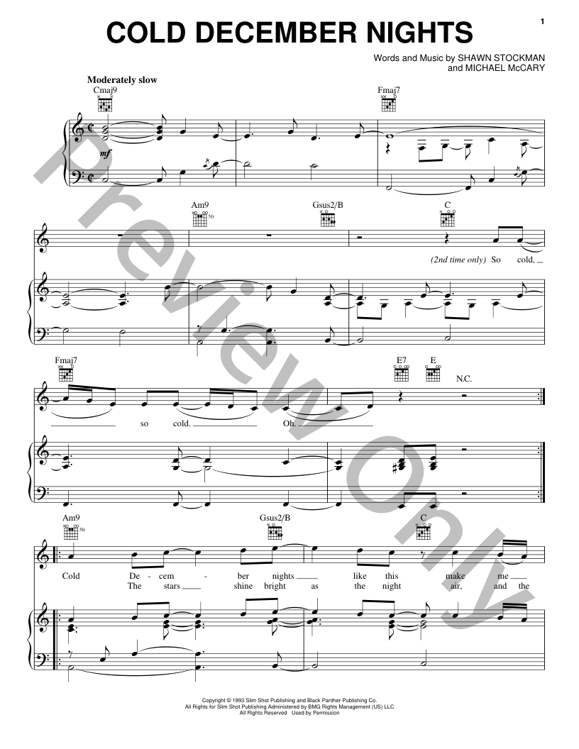 Cold December Nights | J.W. Pepper