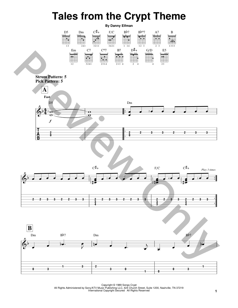 Tales From The Crypt Theme | J.W. Pepper