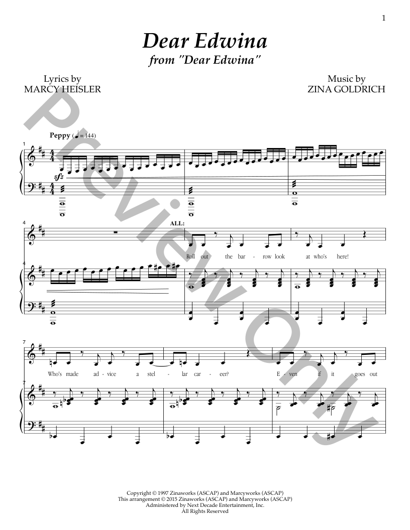 Dear Edwina | J.W. Pepper