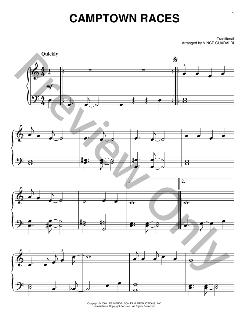 Camptown Races | J.W. Pepper