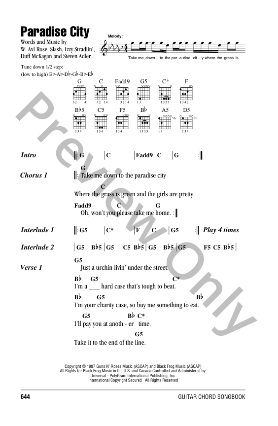 Paradise City | J.W. Pepper