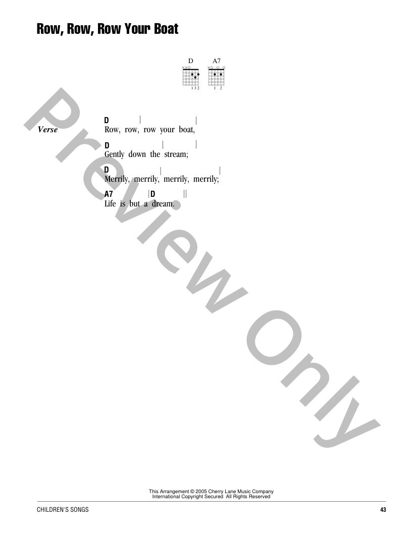 Row, Row, Row Your Boat | J.W. Pepper