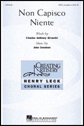 Non Capisco Niente Choral Sheet Music | J.W. Pepper