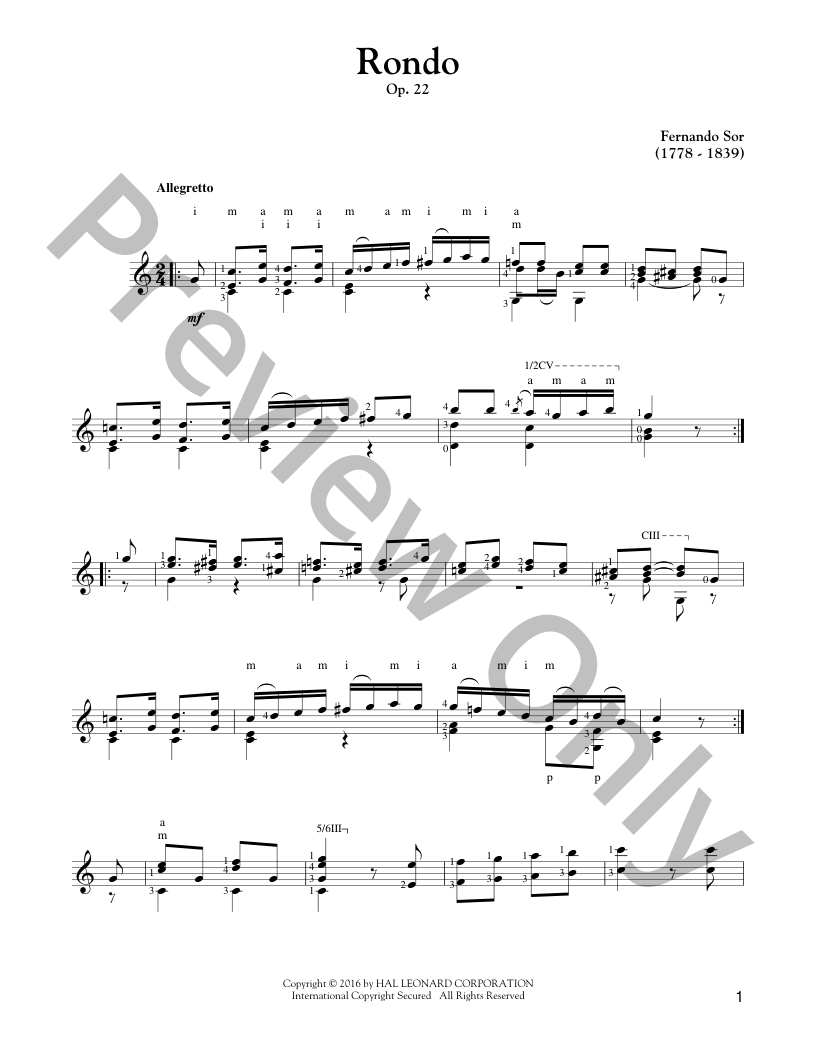 Rondo, Op. 22 | J.W. Pepper