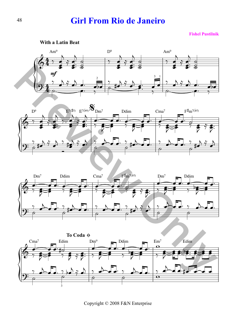 Girl from Rio de Janeiro | J.W. Pepper