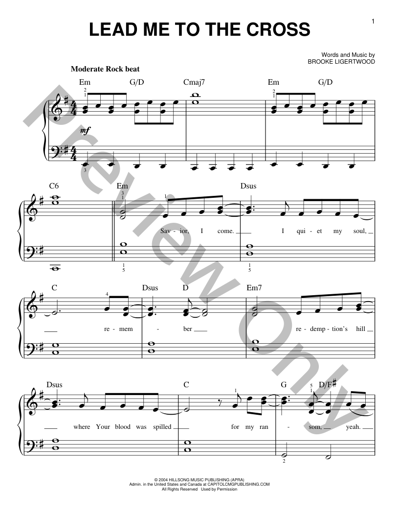 Lead Me To The Cross | J.W. Pepper