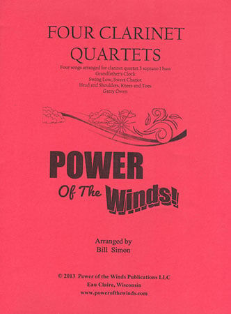 Four Clarinet Quartets (3 soprano 1 bass) | J.W. Pepper